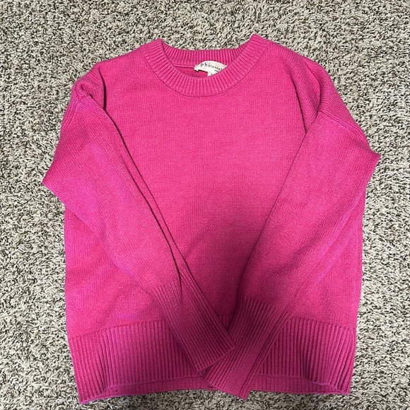 Philosophy | Sweaters | Philosophy Pink Sweater | Poshmark